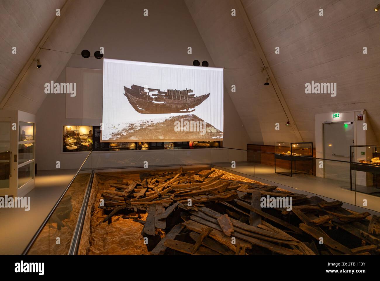 A picture of the By Sea exhibition at the Norwegian Maritime Museum ...
