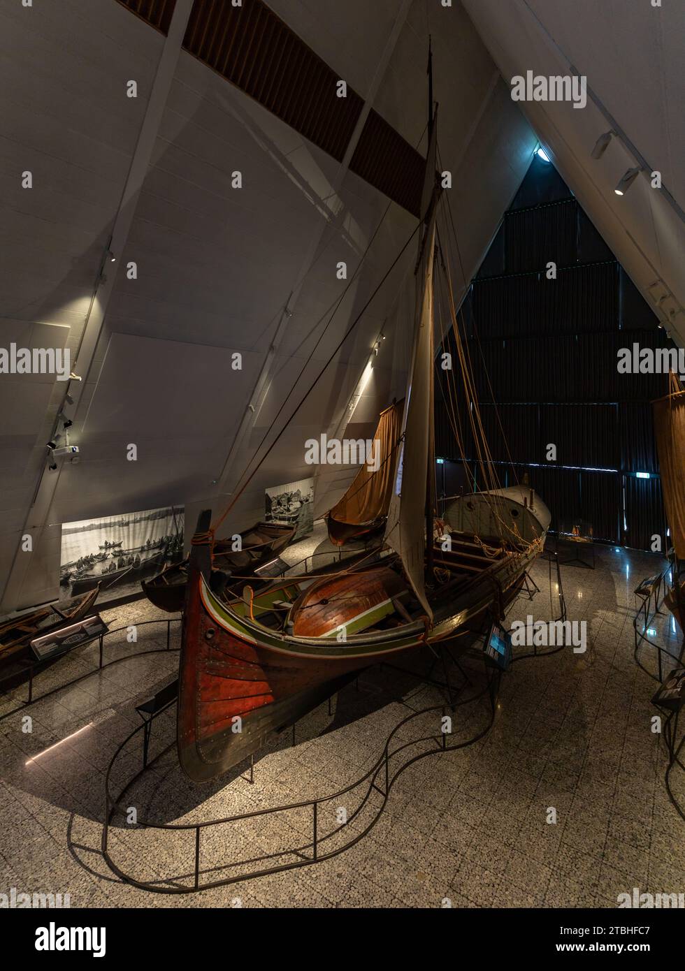 A picture of the By Sea exhibition at the Norwegian Maritime Museum ...