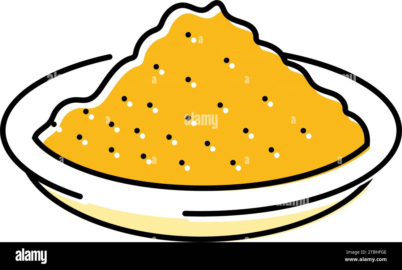 curry food herb color icon vector illustration Stock Vector Image & Art ...