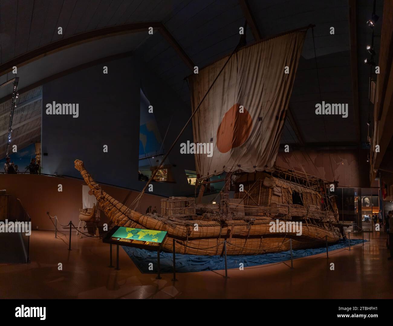 A picture of the Ra raft at the Kon-Tiki Museum Stock Photo - Alamy