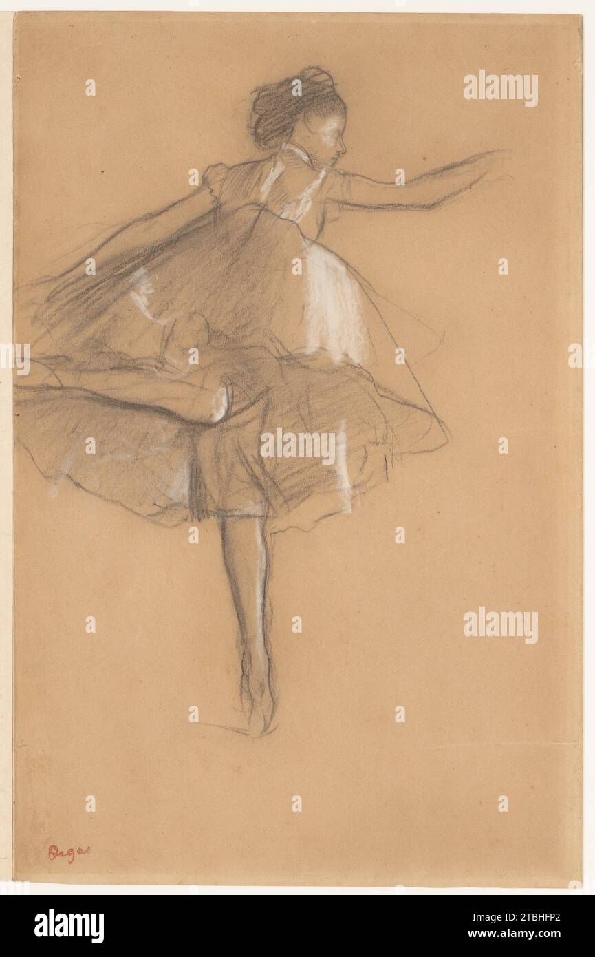 Dancer on pointe 1974 by Edgar Degas Stock Photo - Alamy