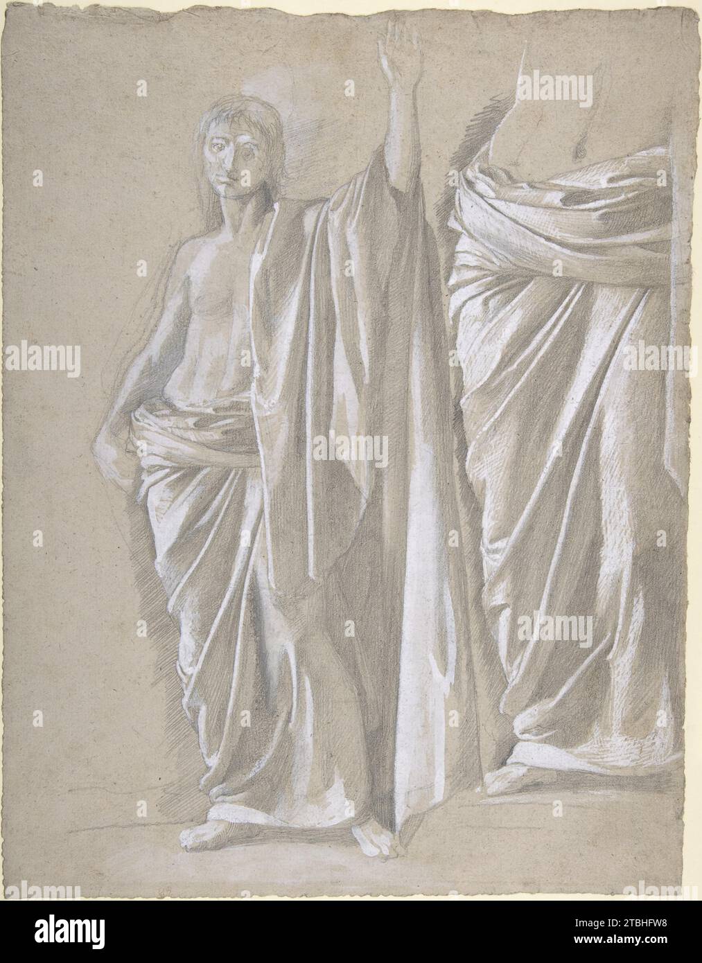 Study of a Draped Figure 1975 by Edgar Degas Stock Photo - Alamy