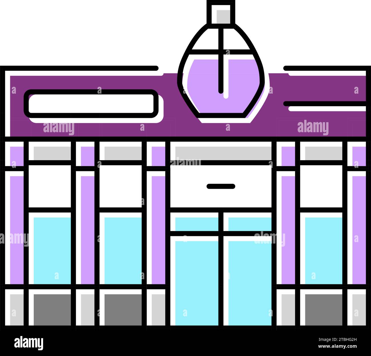 perfumery store color icon vector illustration Stock Vector Image & Art ...