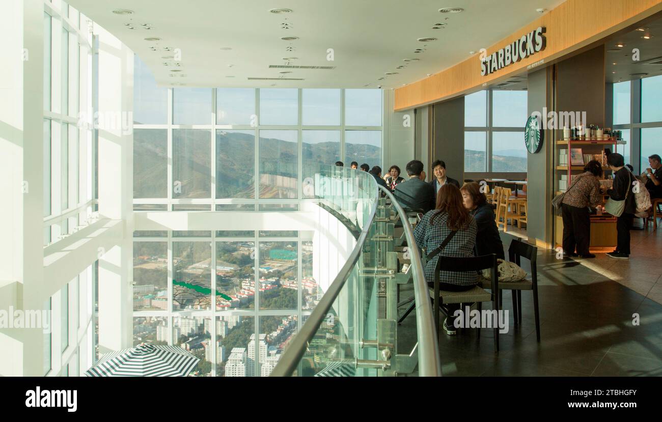 The Starbucks at BUSAN X the SKY, Nov 10, 2023 : A Starbucks store at ...