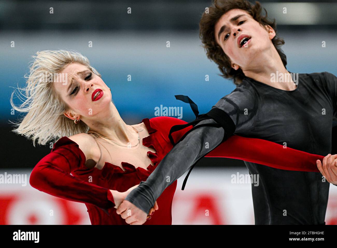 Beijing, China. 07th Dec, 2023.Elizabeth TKACHENKO & Alexei KILIAKOV (ISR), during Junior Ice ...
