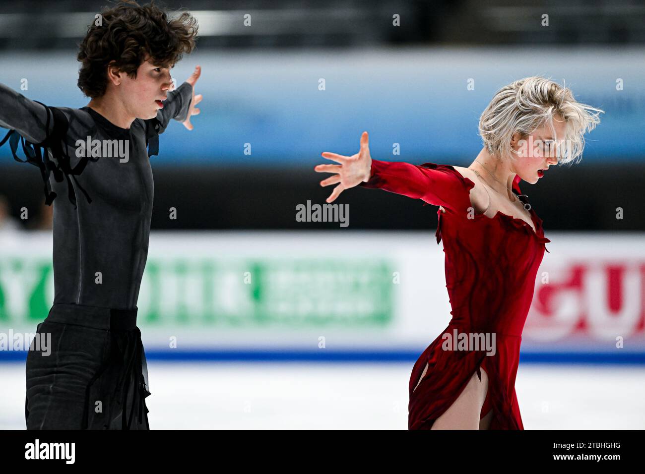 Beijing, China. 07th Dec, 2023.Elizabeth TKACHENKO & Alexei KILIAKOV (ISR), during Junior Ice ...