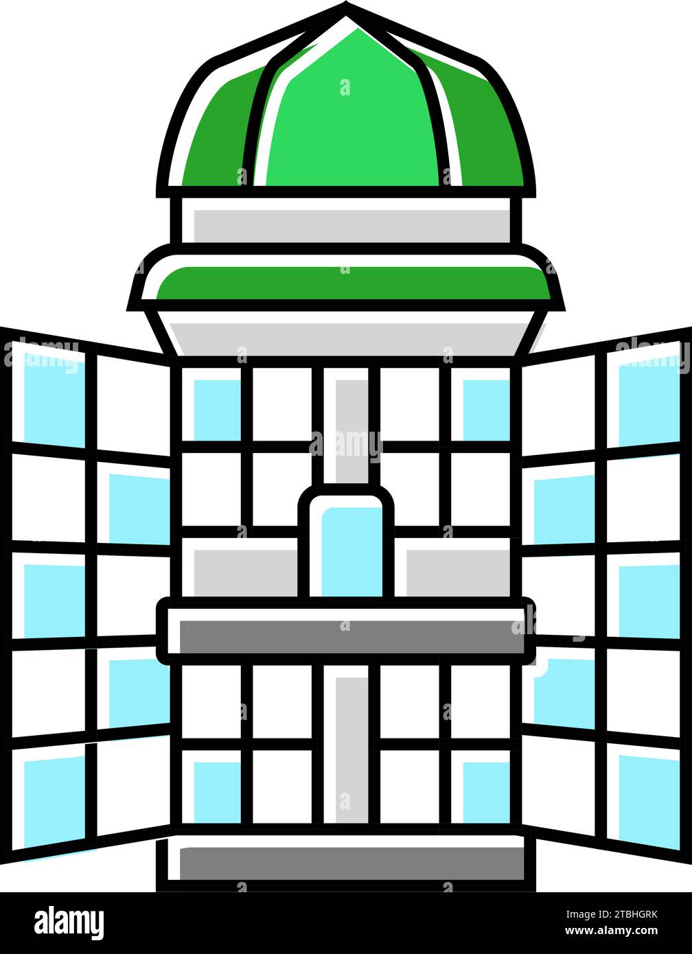 newspaper stand store color icon vector illustration Stock Vector Image ...