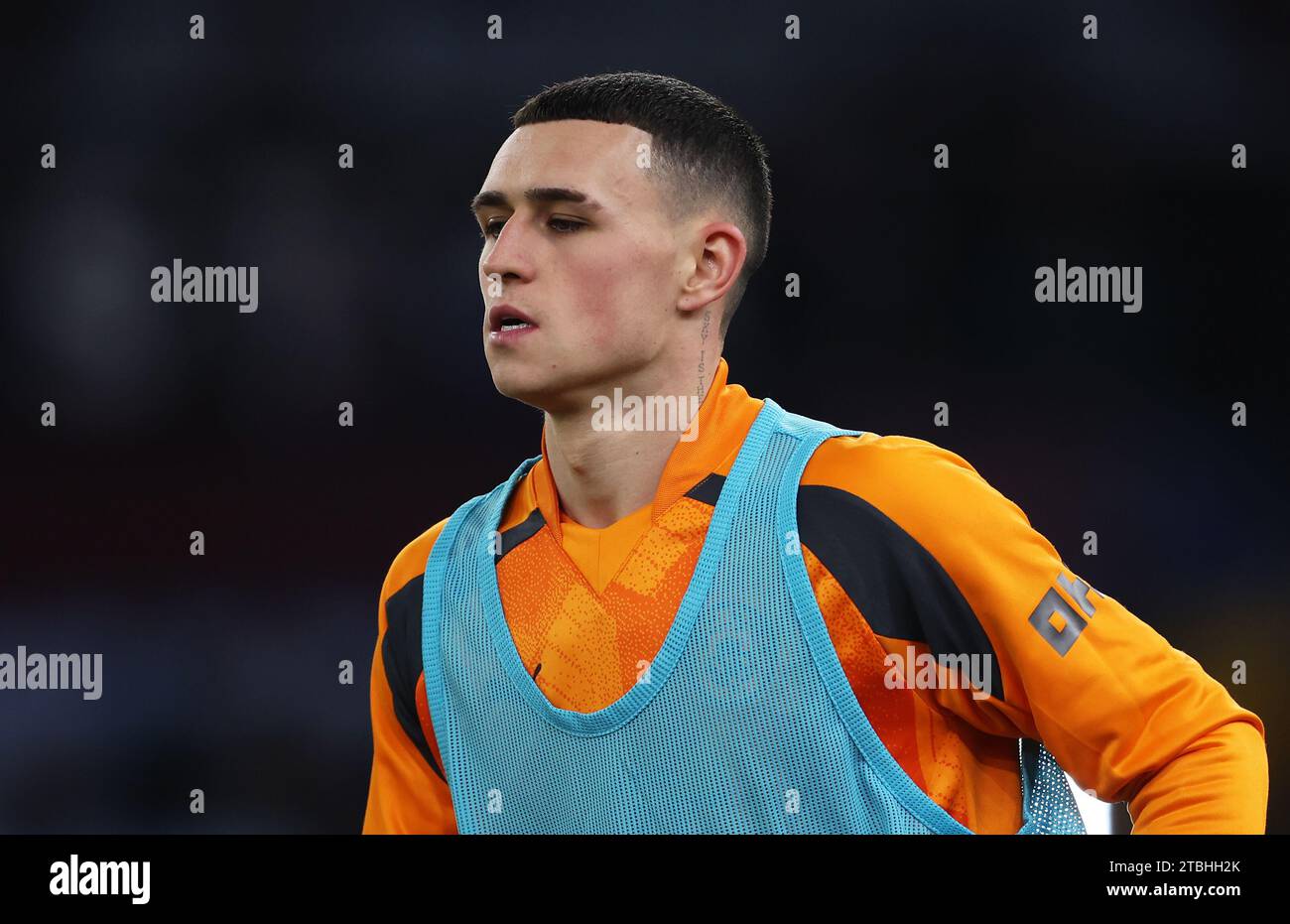 Birmingham, UK. 6th Dec, 2023. Phil Foden of Manchester City prior to ...