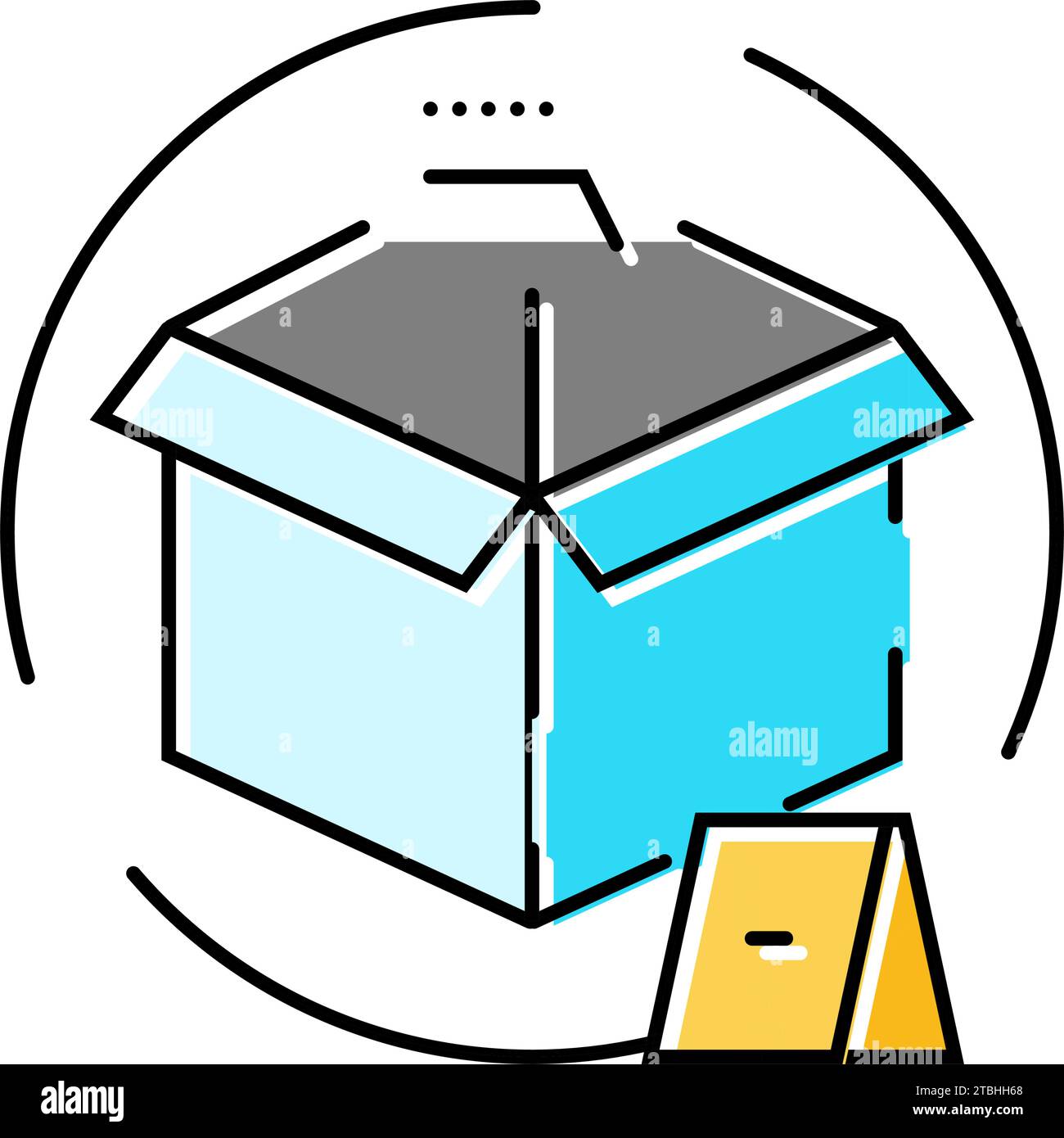 demonstrative evidence crime color icon vector illustration Stock ...