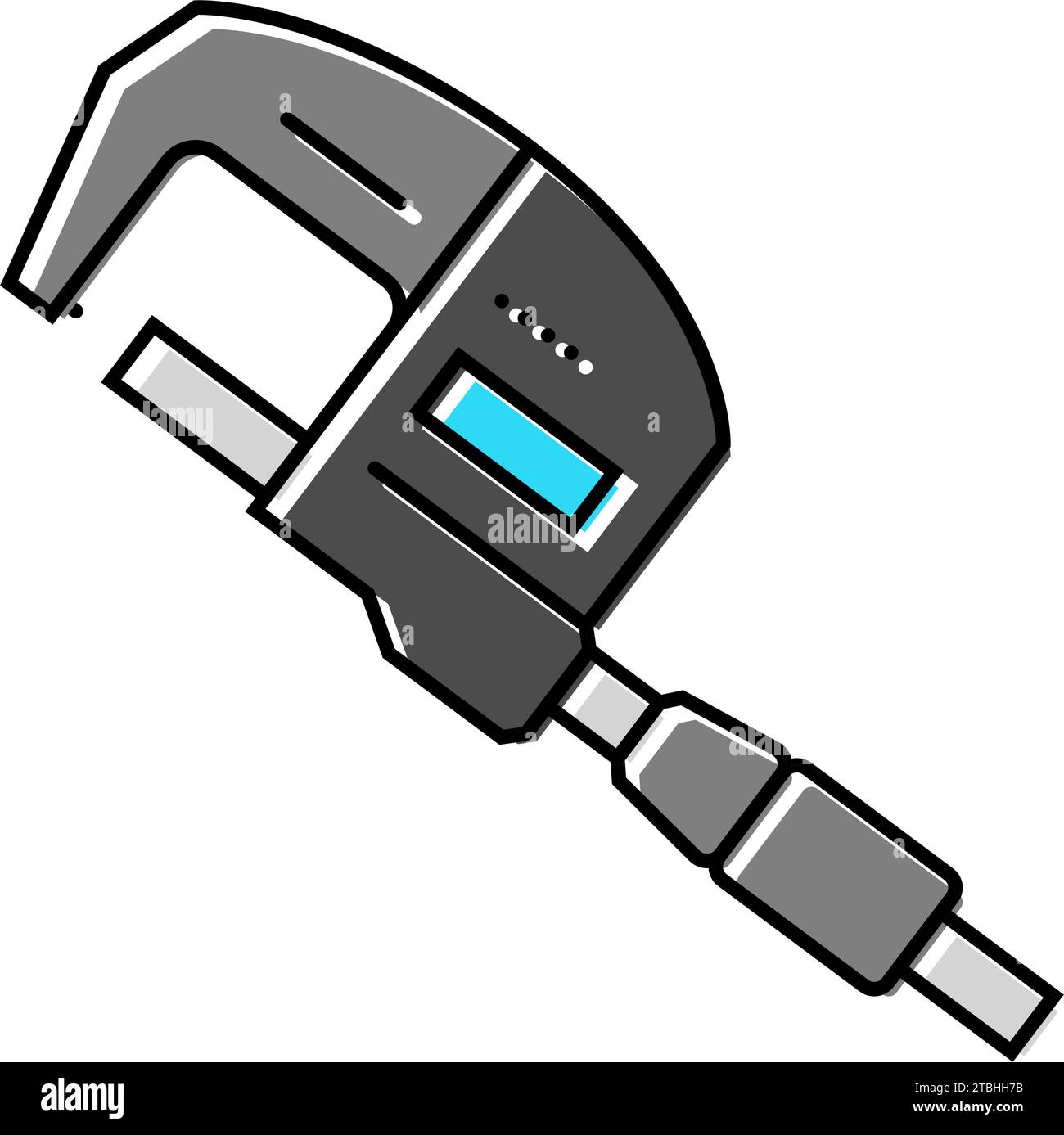 Micrometer wrench Stock Vector Images - Alamy