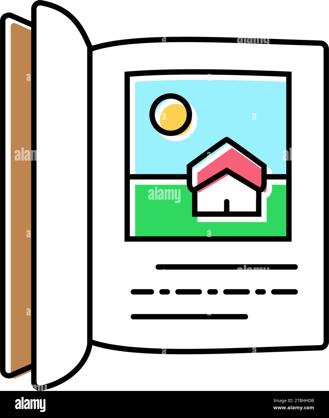 reading child fun color icon vector illustration Stock Vector Image ...
