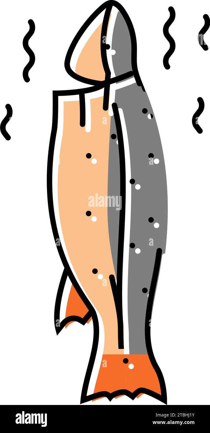 Cold smoked fish Stock Vector Images - Alamy