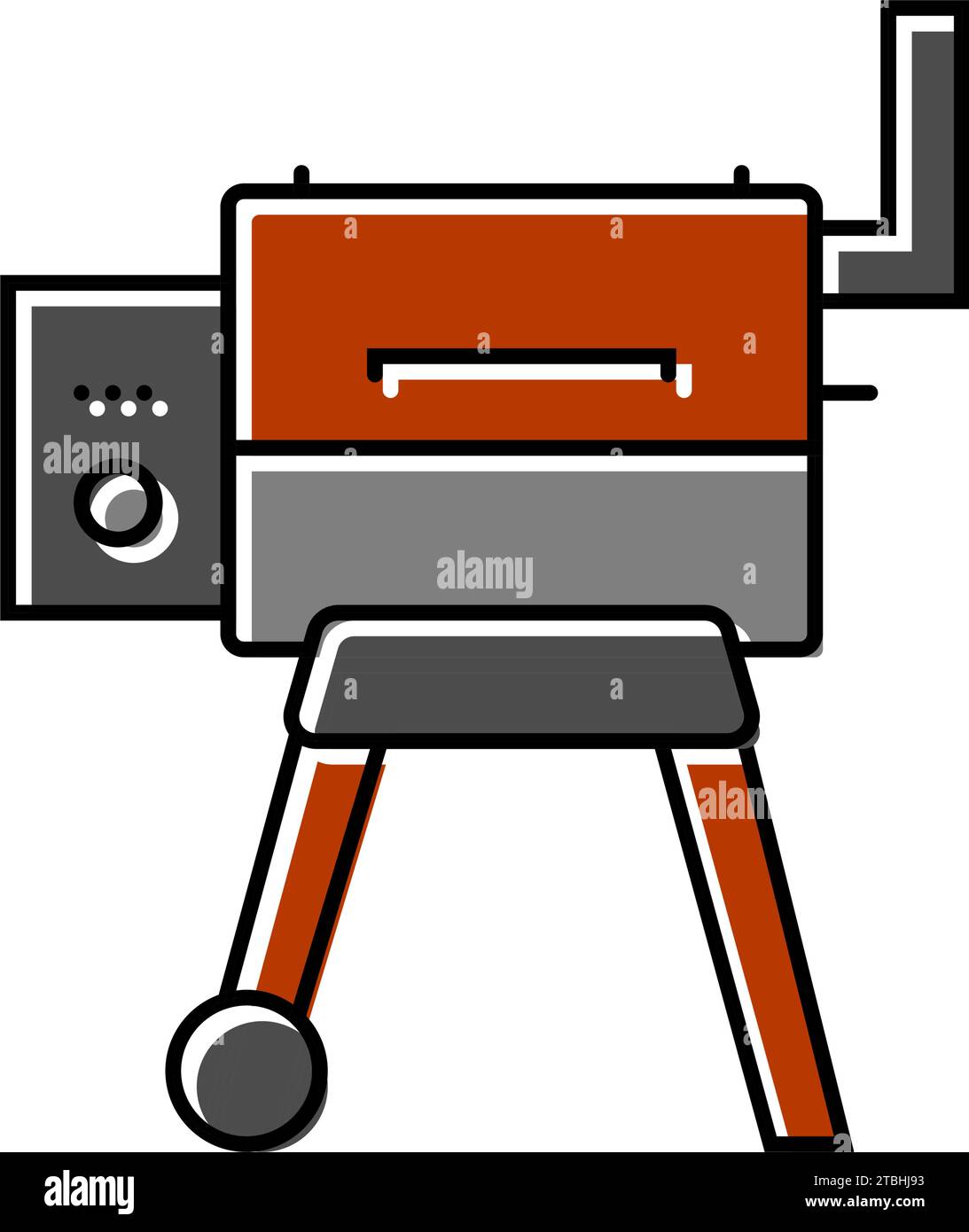 Smoker beef Stock Vector Images - Alamy