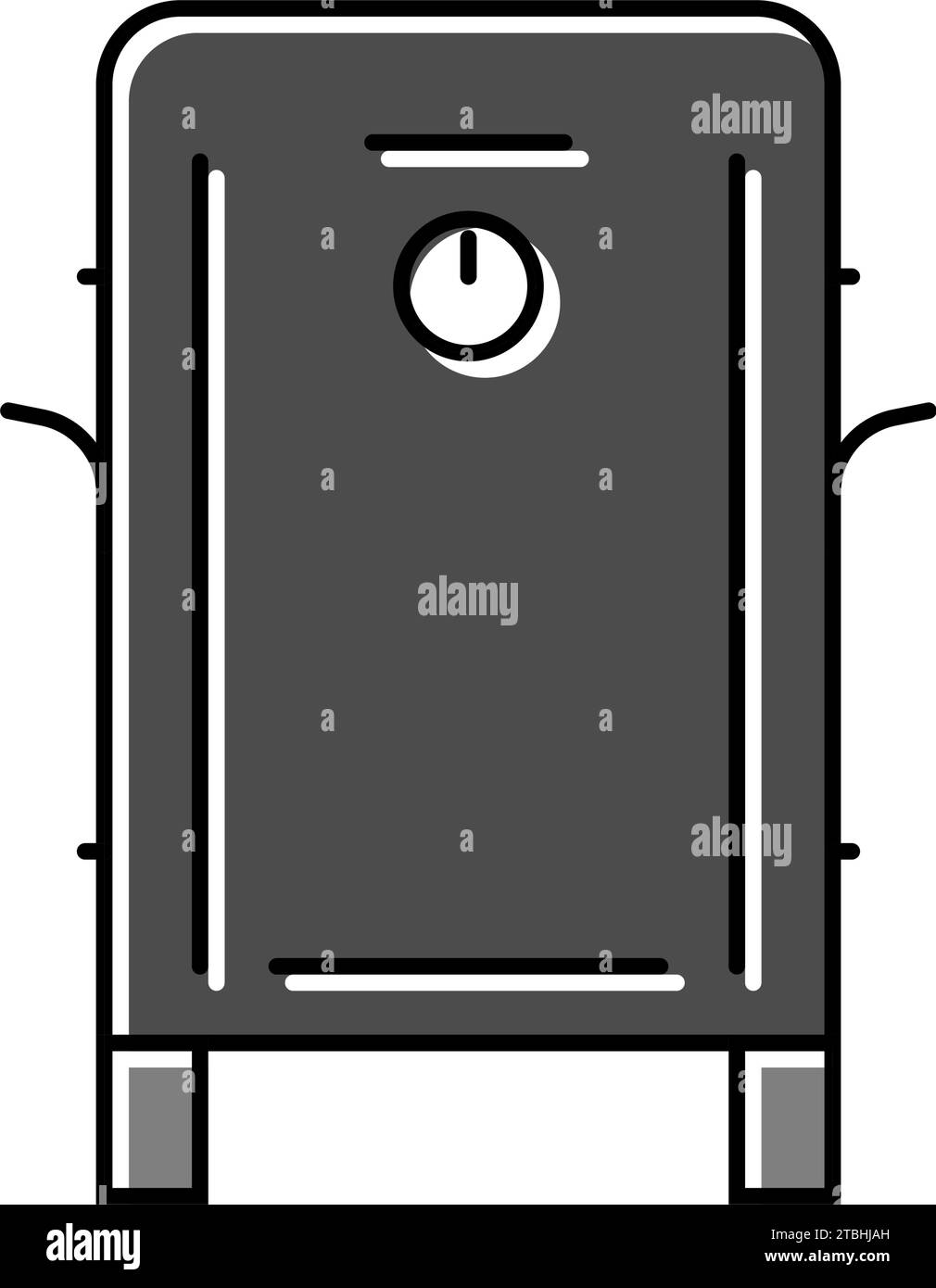 box smoker color icon vector illustration Stock Vector Image & Art - Alamy