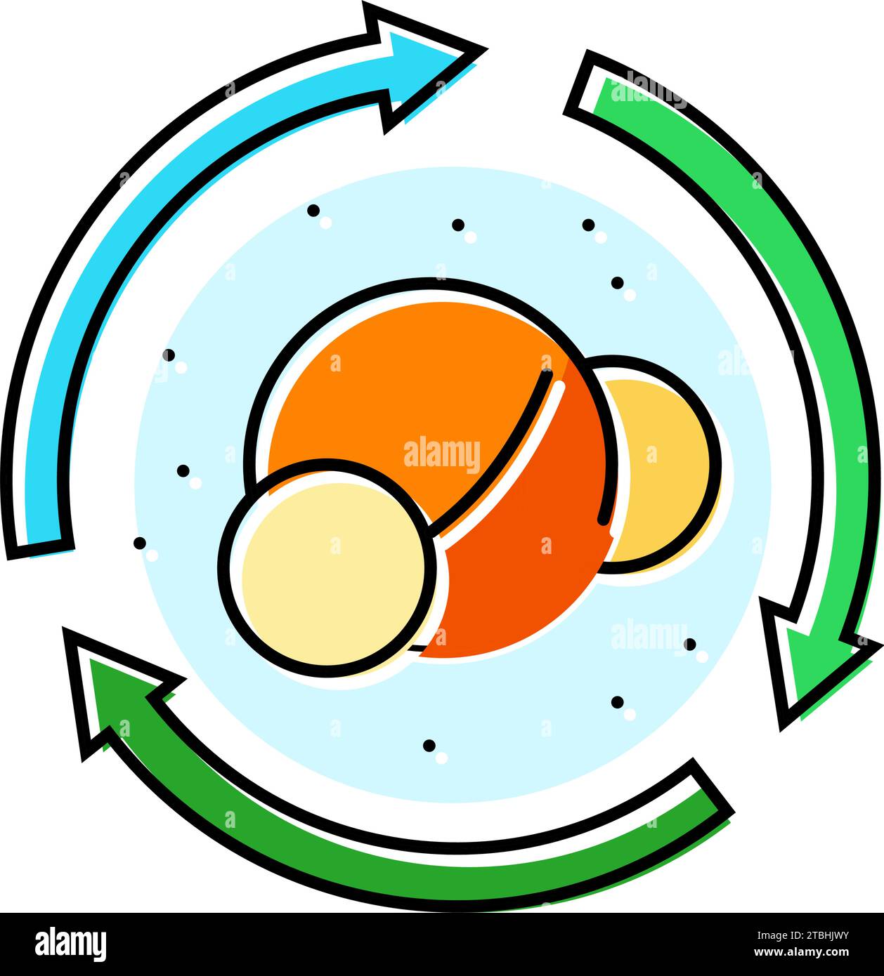 metabolism biochemistry color icon vector illustration Stock Vector ...
