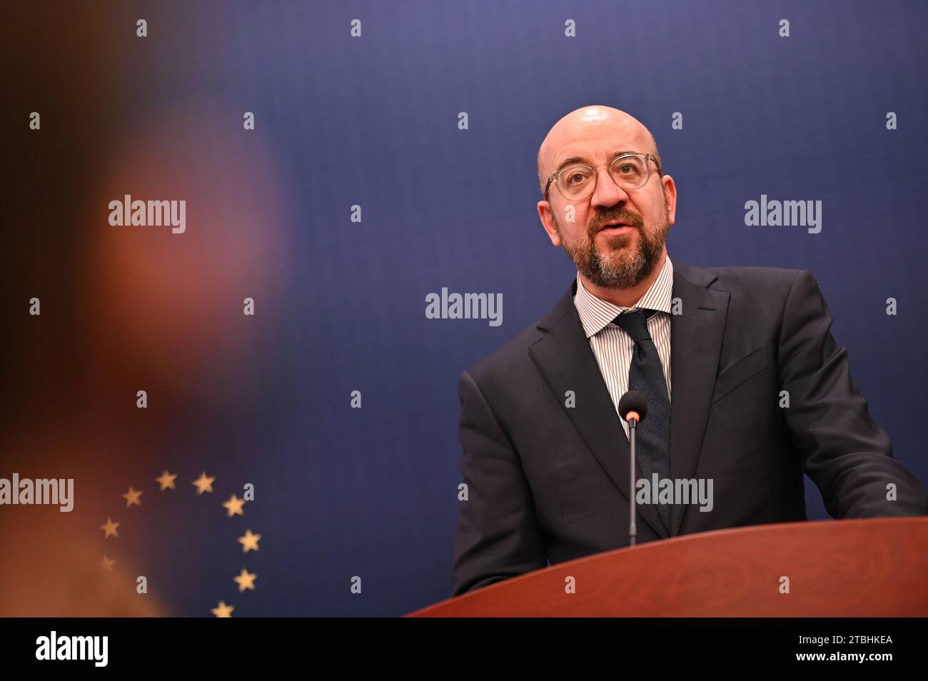 Beijing, China. 07th Dec, 2023. Charles Michel, President of the ...