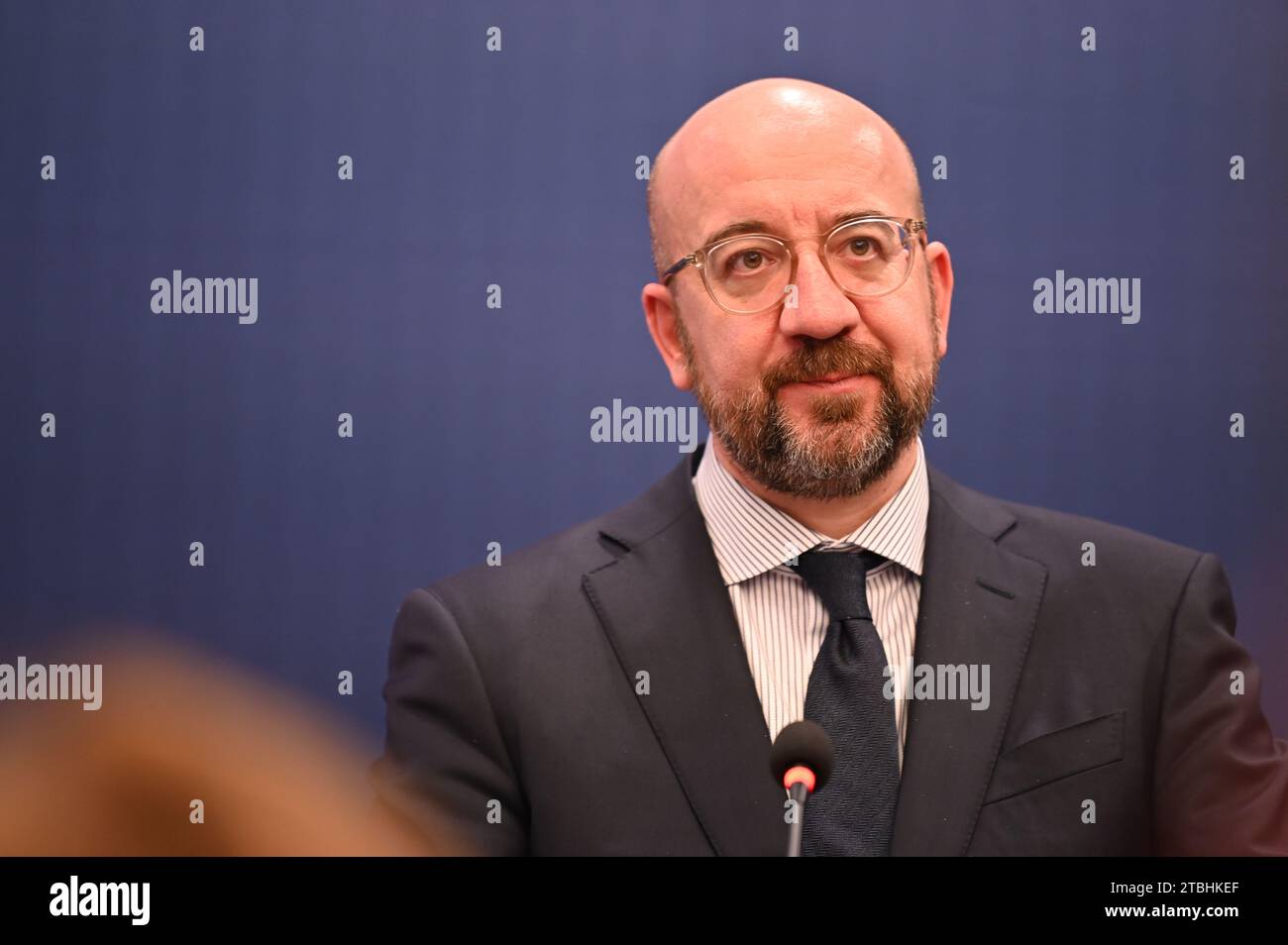 Beijing, China. 07th Dec, 2023. Charles Michel, President of the ...
