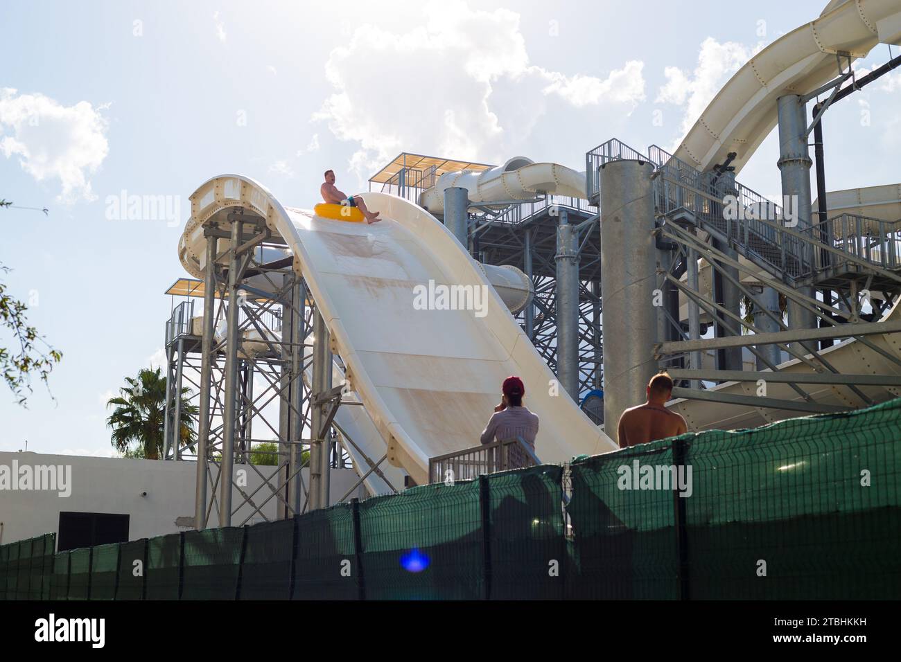 Water park slide people of color hi-res stock photography and images ...