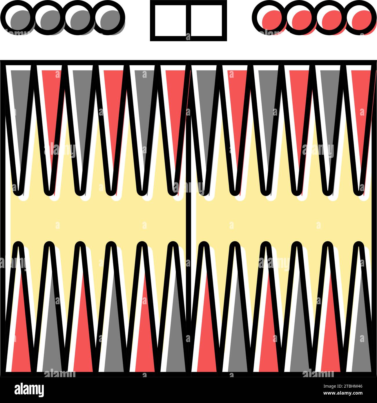 Wooden backgammon table Stock Vector Images - Alamy