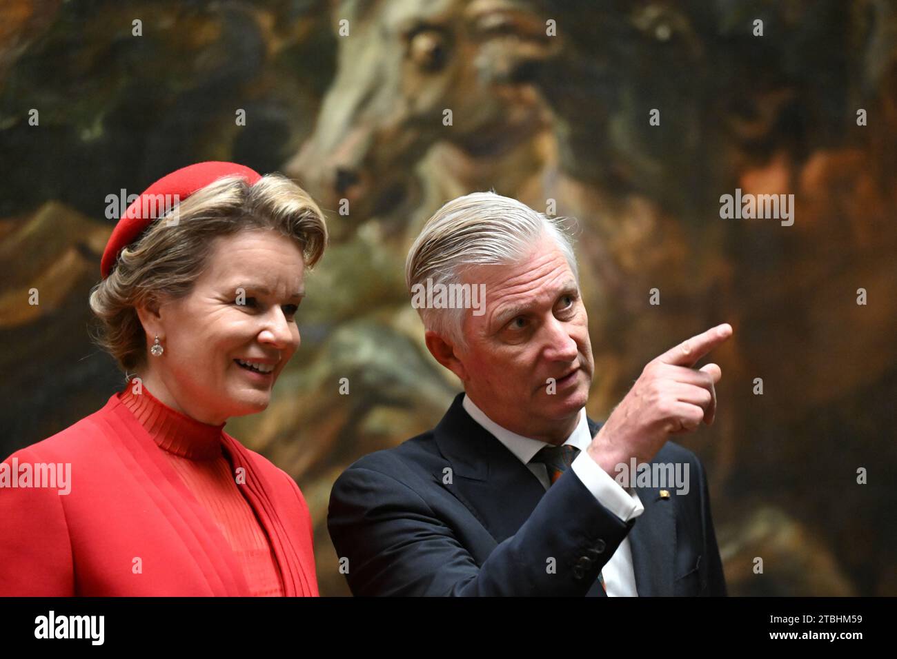 Dresden, Germany. 07th Dec, 2023. King Philippe and Queen Mathilde of ...