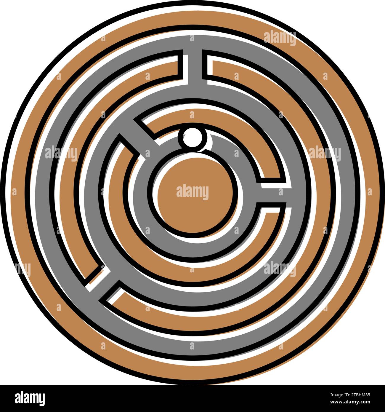 labyrinth game color icon vector illustration Stock Vector Image & Art ...