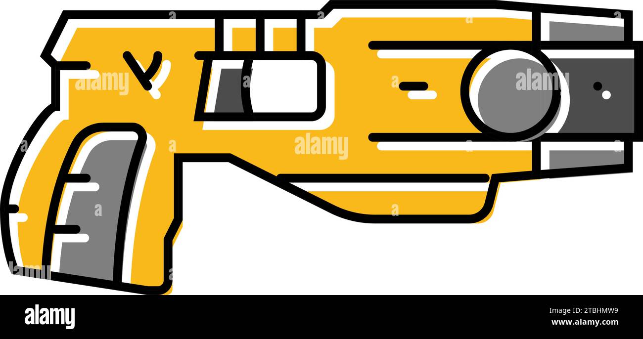 taser weapon military color icon vector illustration Stock Vector Image ...