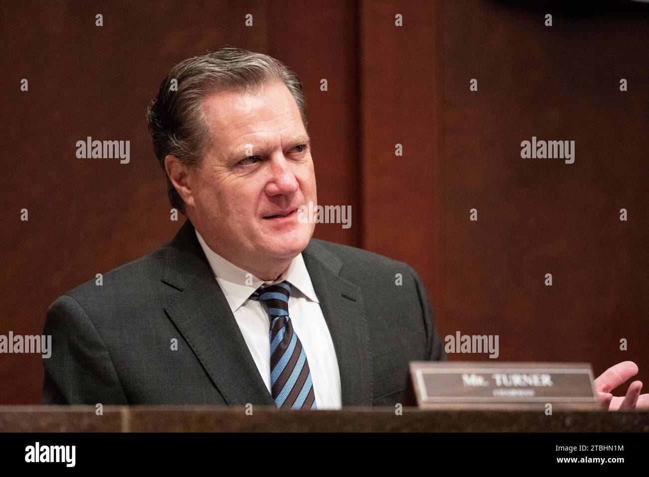 WASHINGTON - DECEMBER 7: Chairman Rep. Mike Turner, R-Ohio, arrives for ...