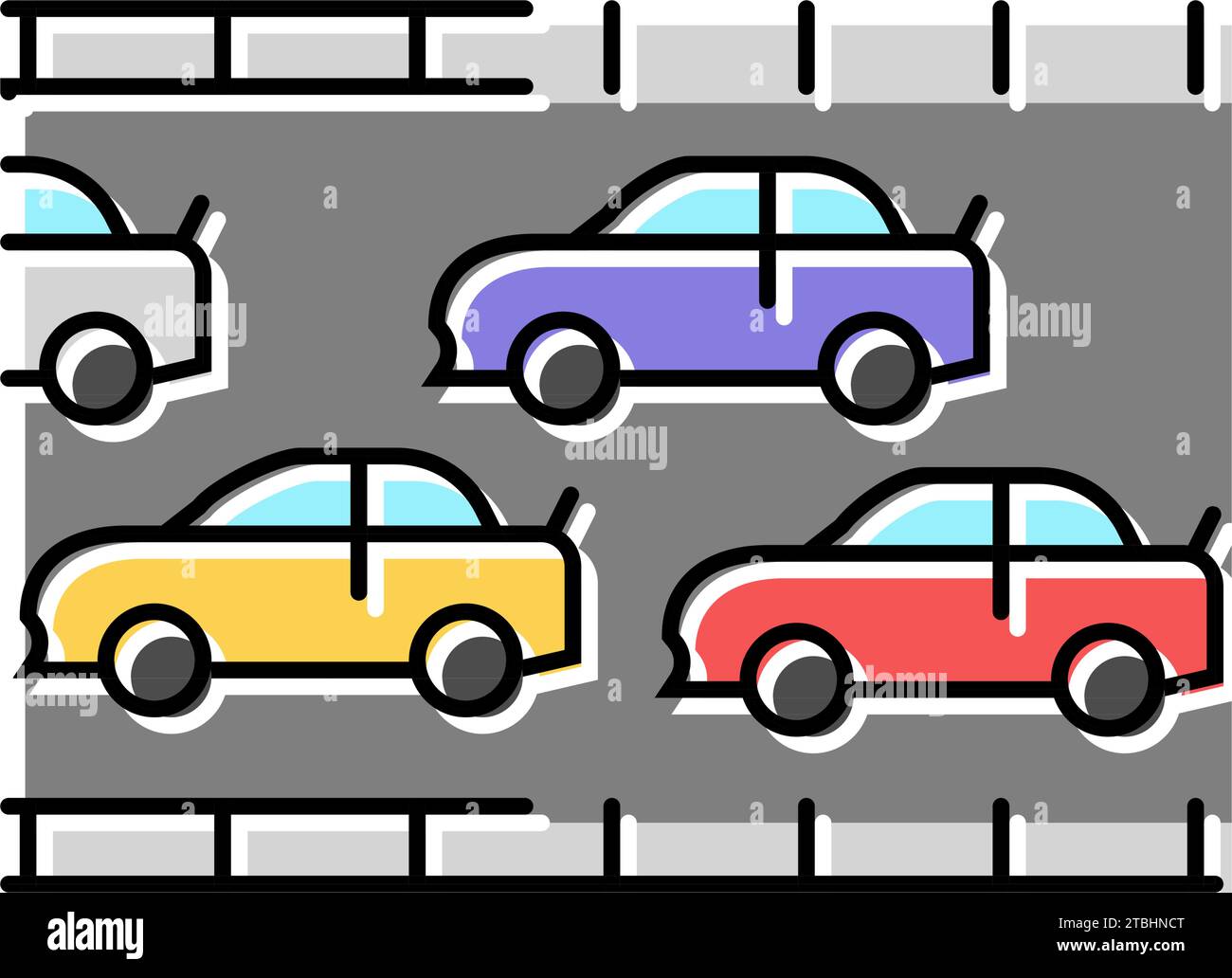 competition car race vehicle color icon vector illustration Stock ...