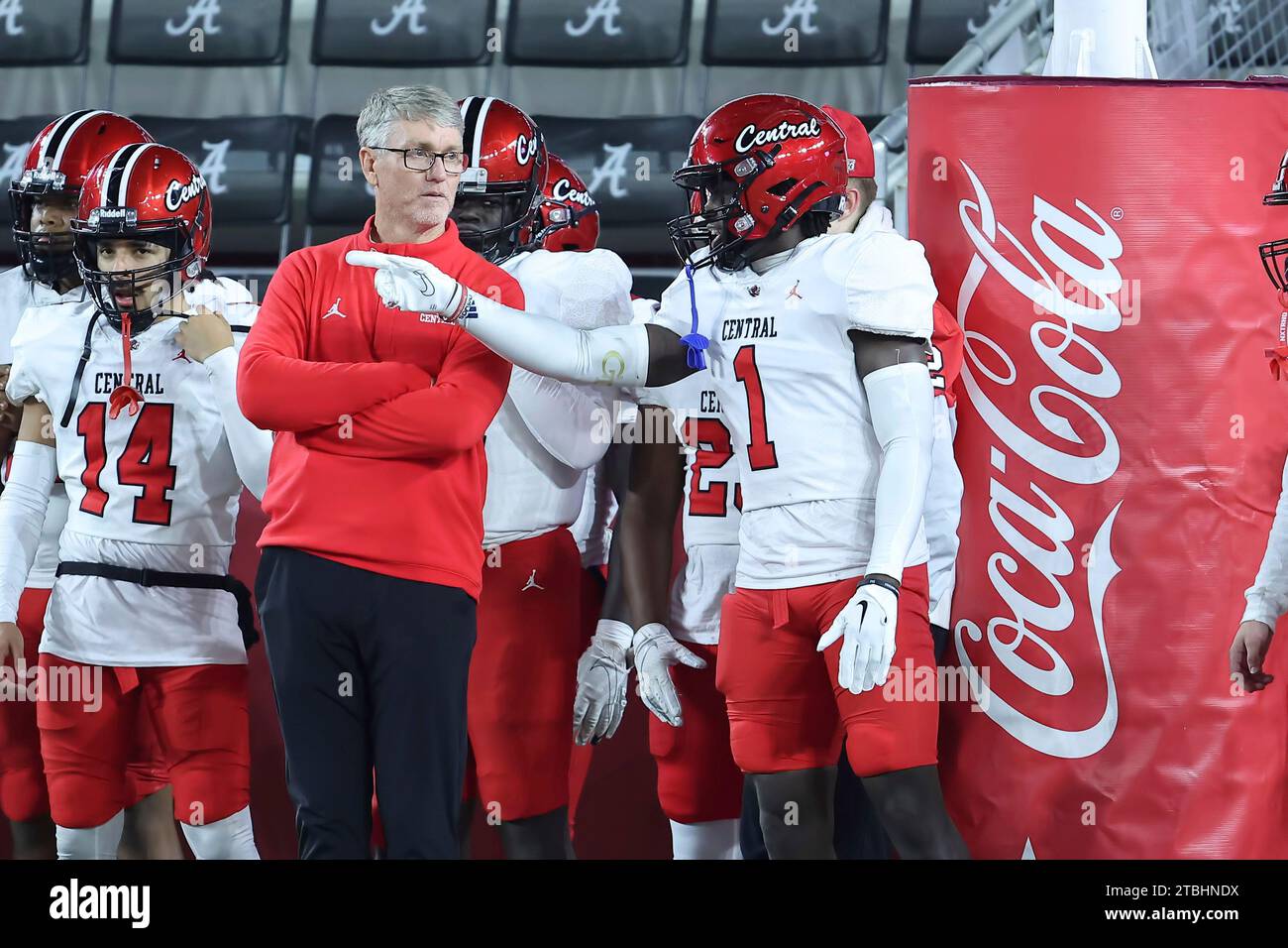 TUSCALOOSA, AL - DECEMBER 06: Central-Phenix City Red Devils head coach ...