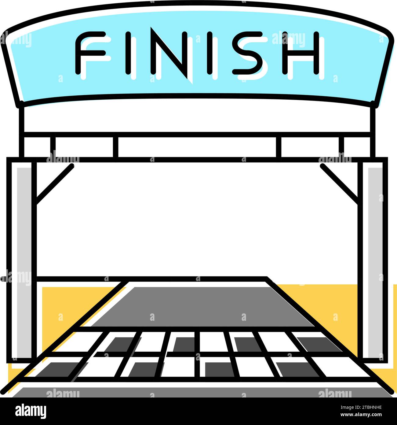 finish vehicle speed auto color icon vector illustration Stock Vector ...