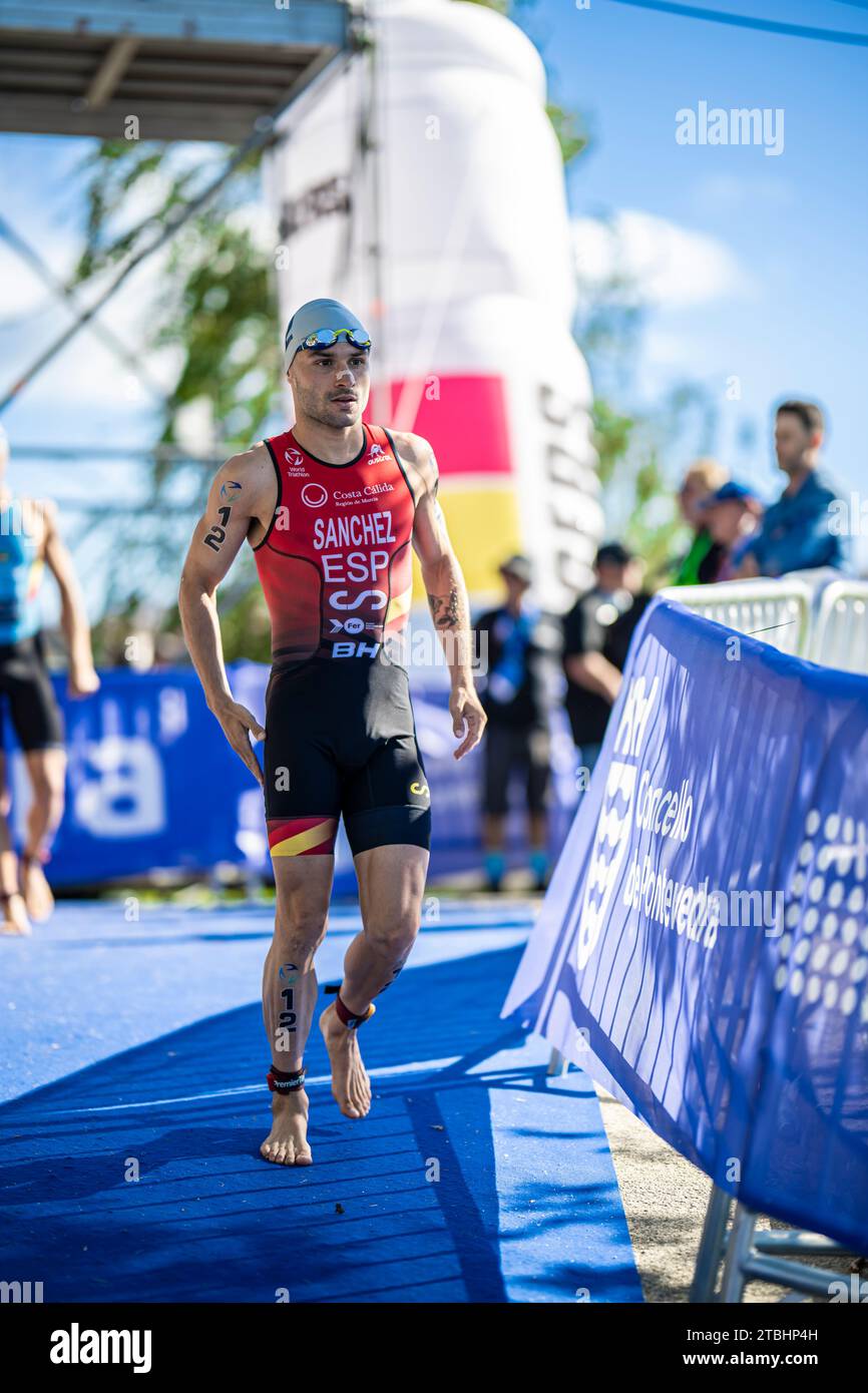 Roberto Sanchez Mantecon participating in Pontevedra in the 2023 World ...