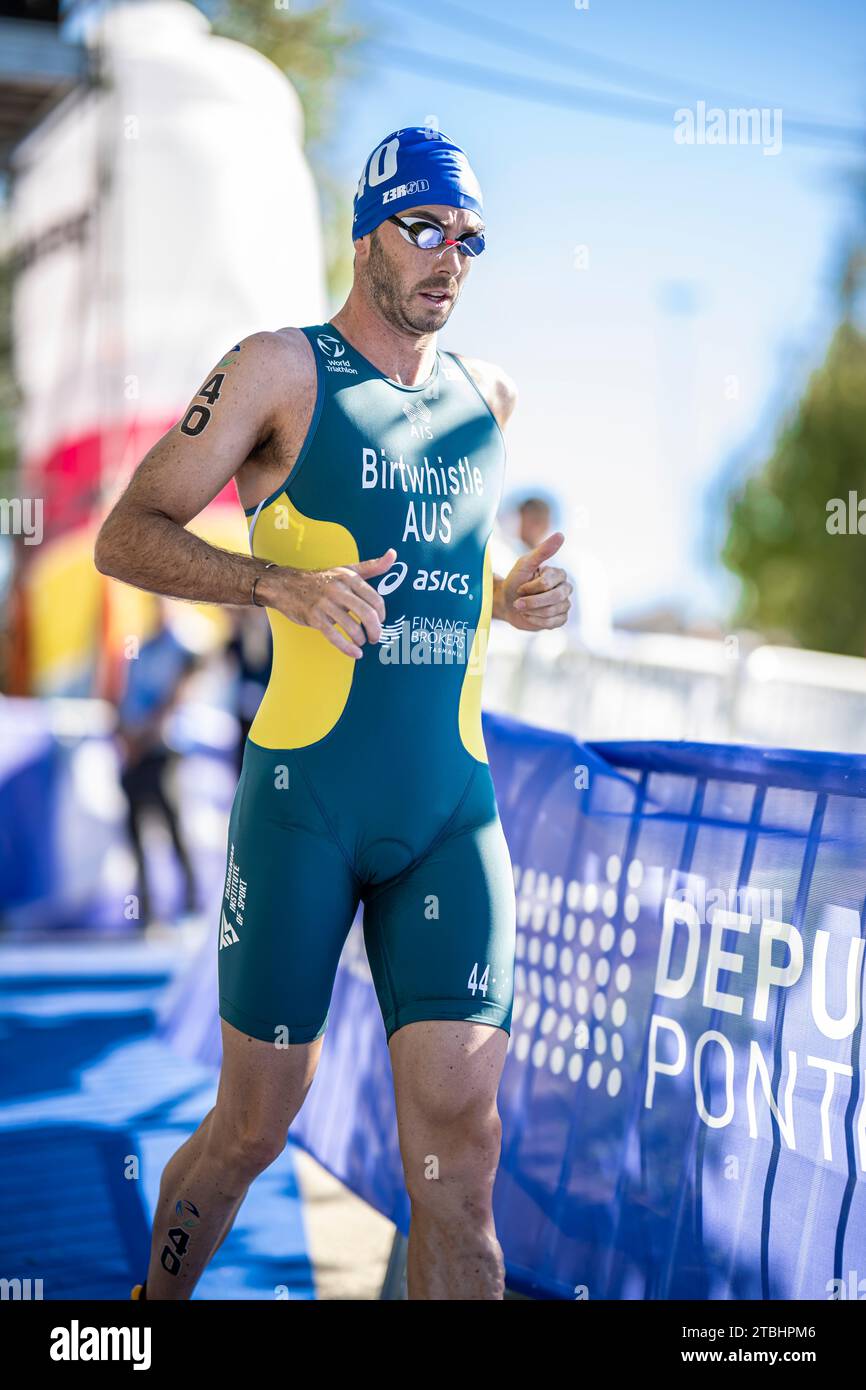 Jacob Birtwhistle participating in Pontevedra in the 2023 World ...