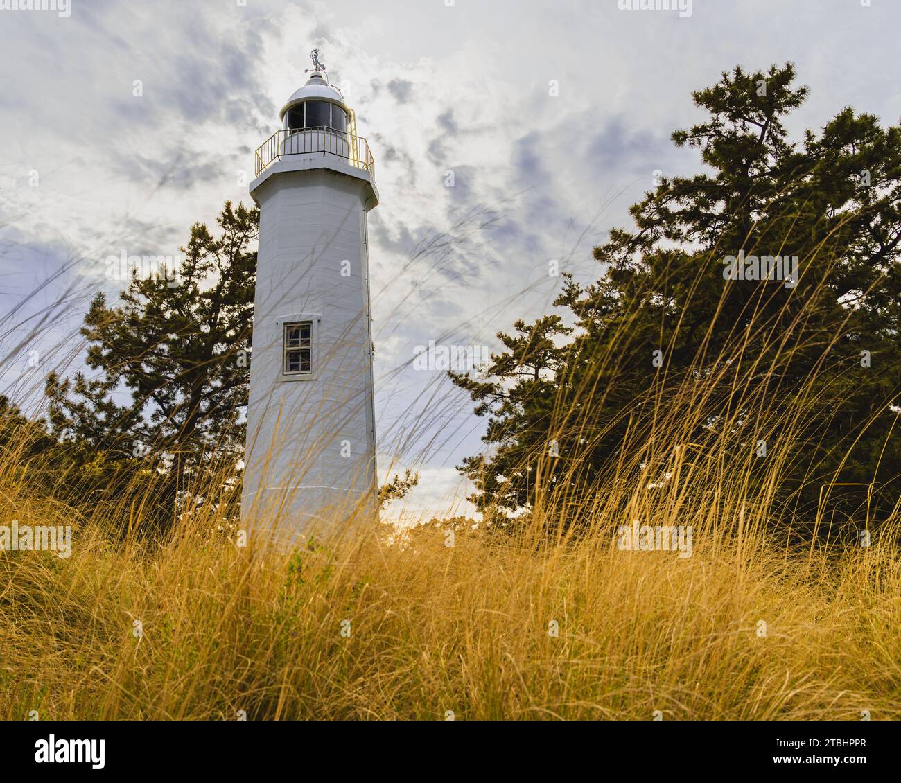 The Miho Lighthouse was constructed 1912 using reinforced concrete ...