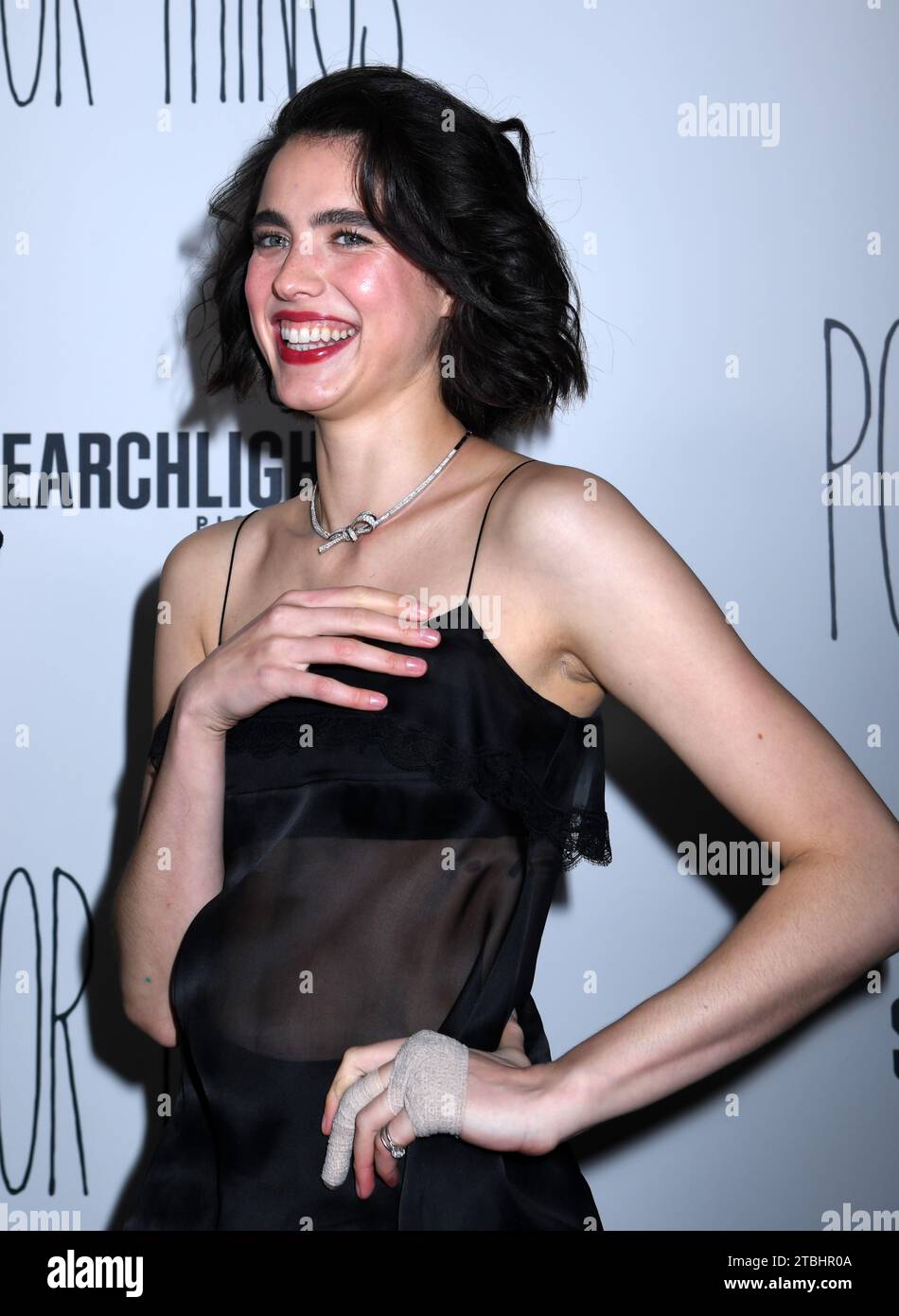 December 6, 2023, New York, New York, USA: Margaret Qualley attends the ...