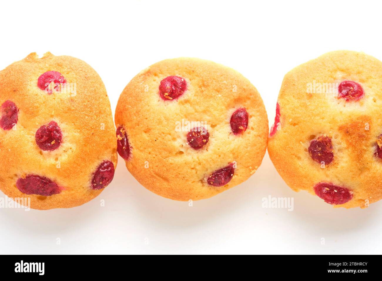 Fresh crumbly cookies with filling white background Stock Photo - Alamy