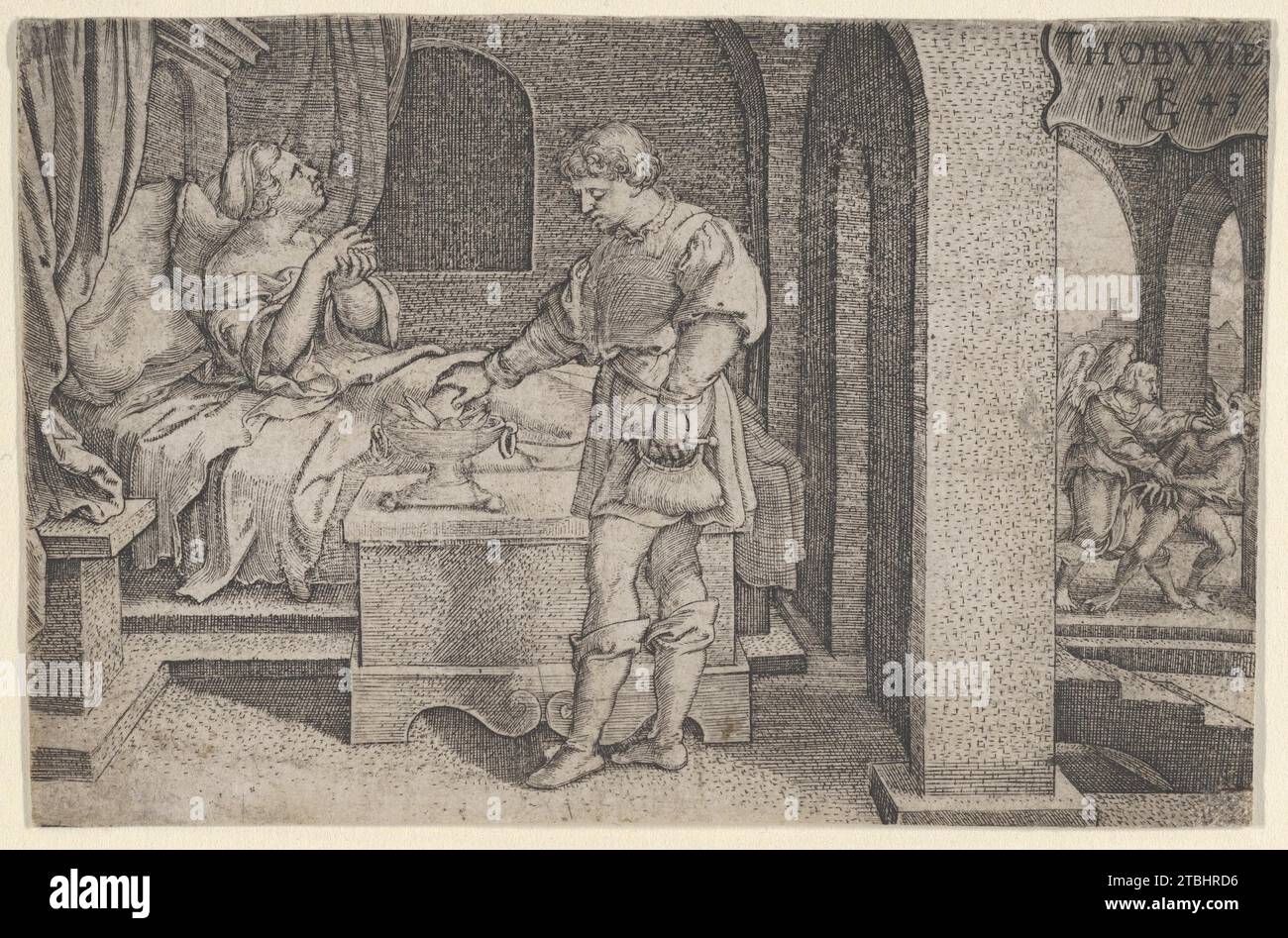 Tobiolus Makes a Propitiatory Sacrifice, from The Story of Tobias 1959 ...