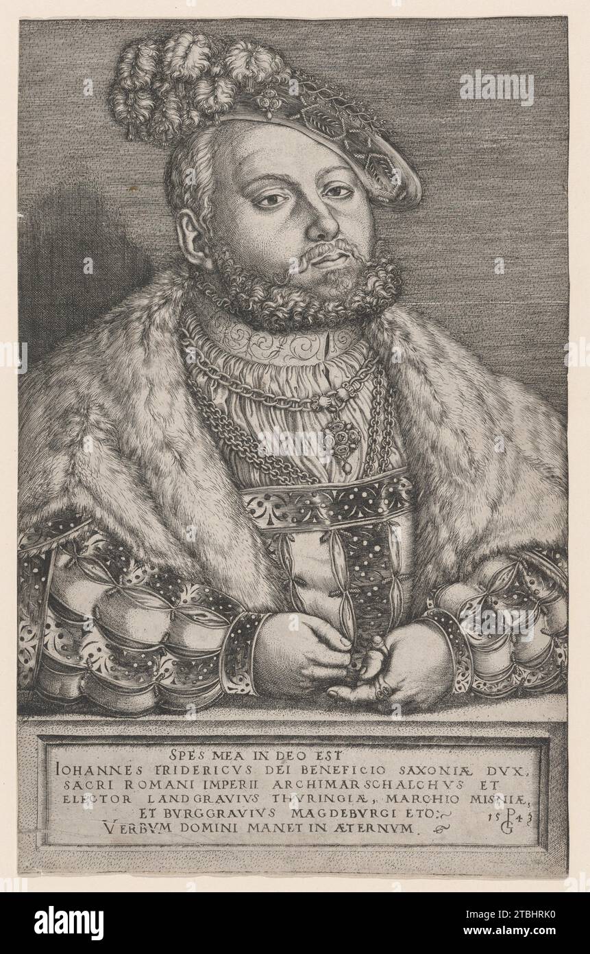 Portrait of Johann Friedrich the Magnanimous, Elector of Saxony 1962 by ...