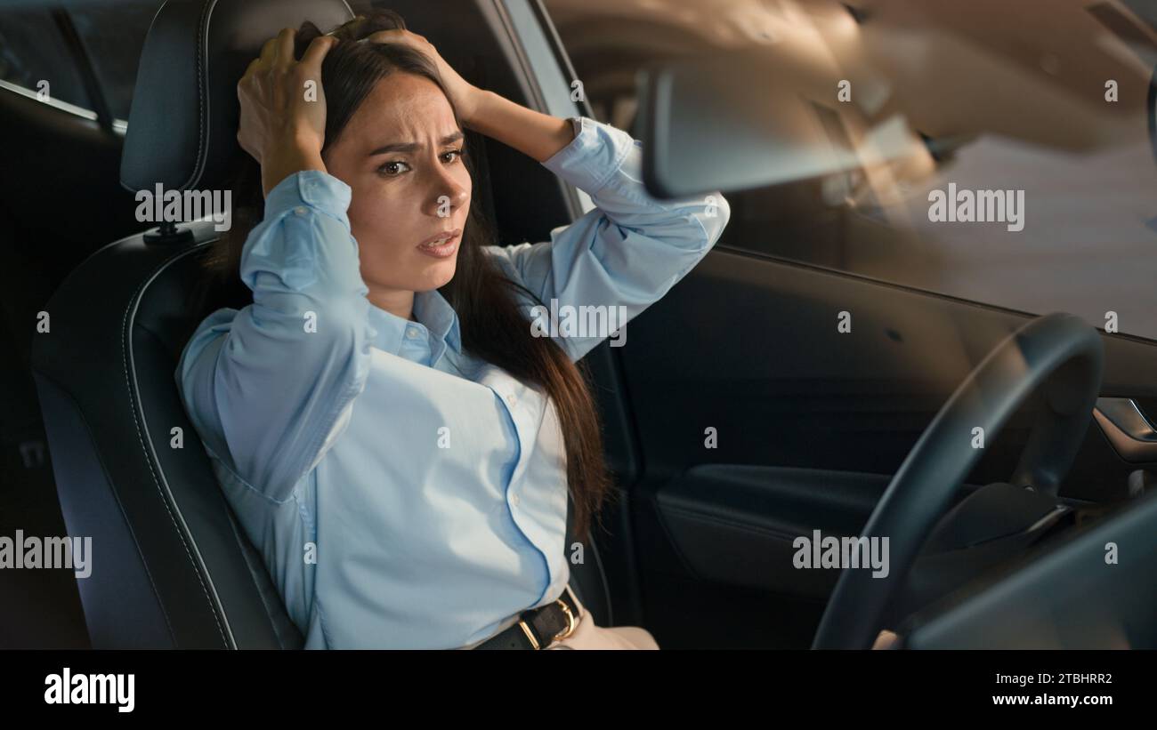 Frustrated driver traffic jam hi-res stock photography and images - Alamy