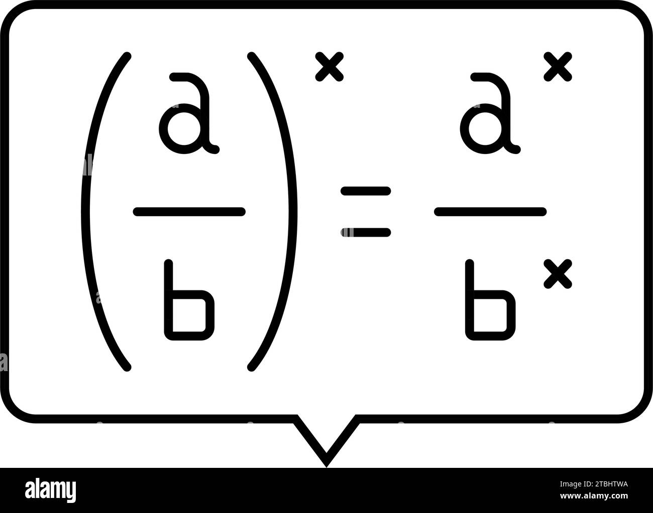 formula math science education color icon vector illustration Stock ...