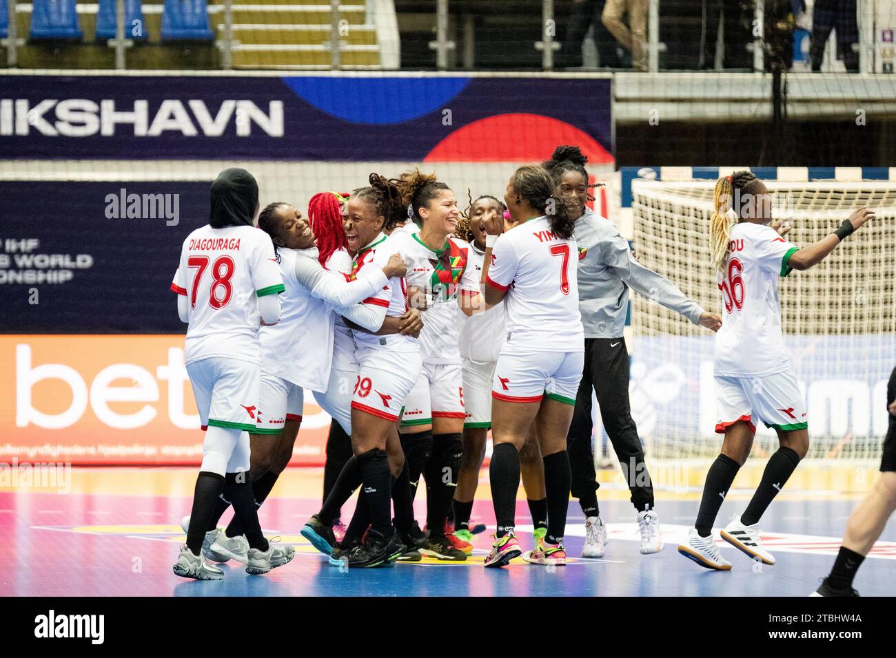 Frederikshavn, Denmark. 06th, December 2023. The players of Congo ...