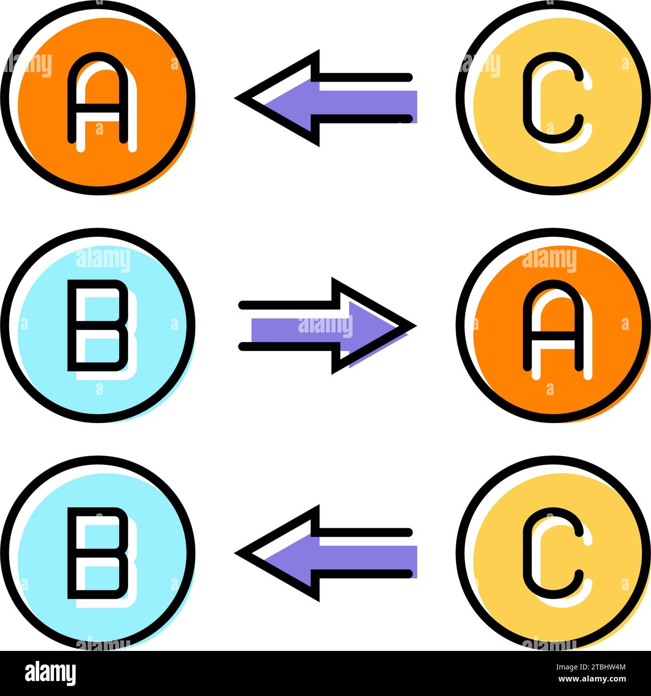 logic math science education color icon vector illustration Stock ...