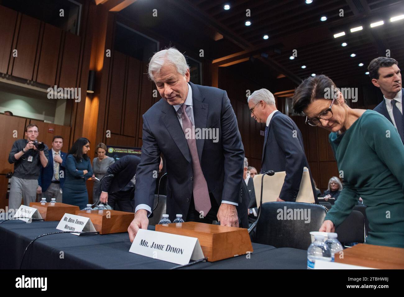 Jamie Dimon, Chairman And CEO, JPMorgan Chase & Co. at a Senate Banking ...