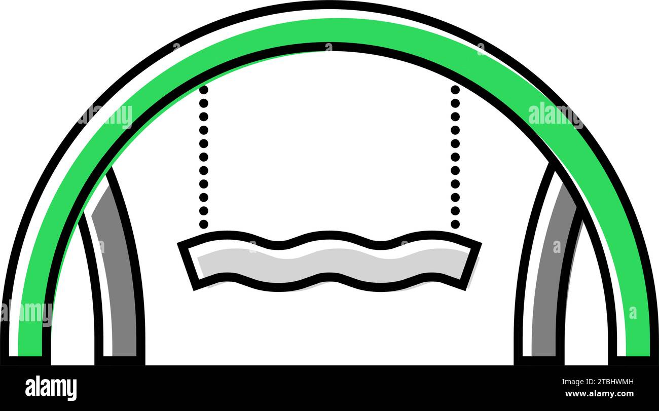 viper swing park outdoor kid play color icon vector illustration Stock ...