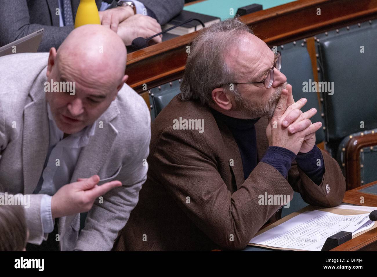 Brussels, Belgium. 07th Dec, 2023. N-VA's Peter De Roover pictured ...