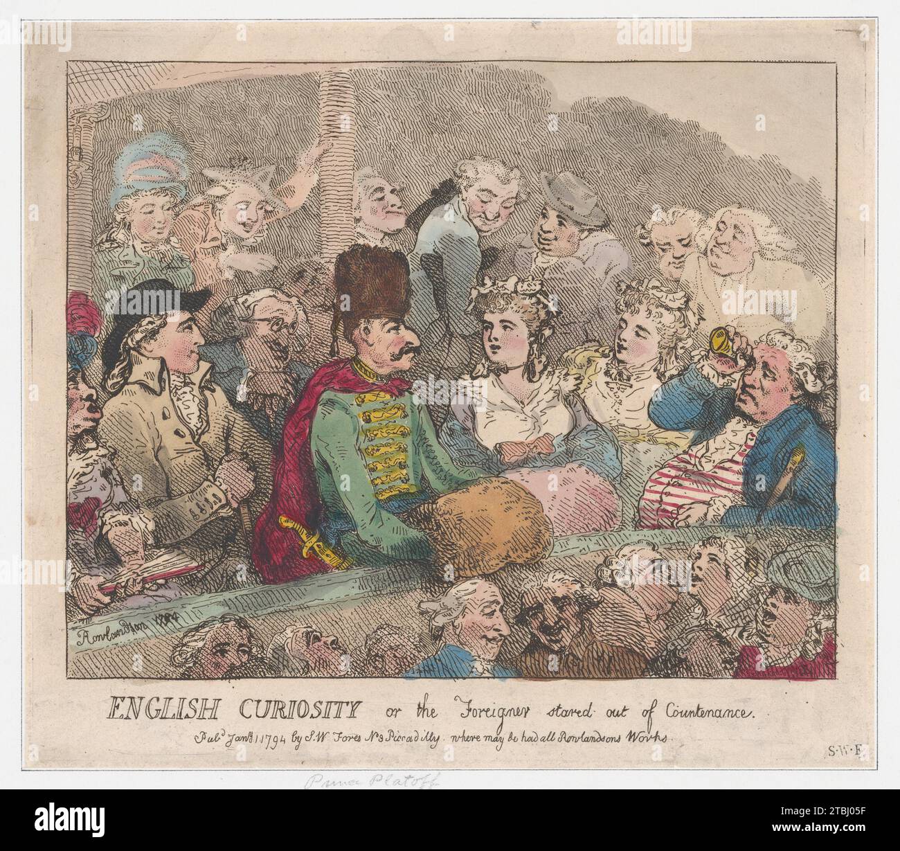 English Curiosity or The Foreigner Stared Out of Countenance 1917 by ...