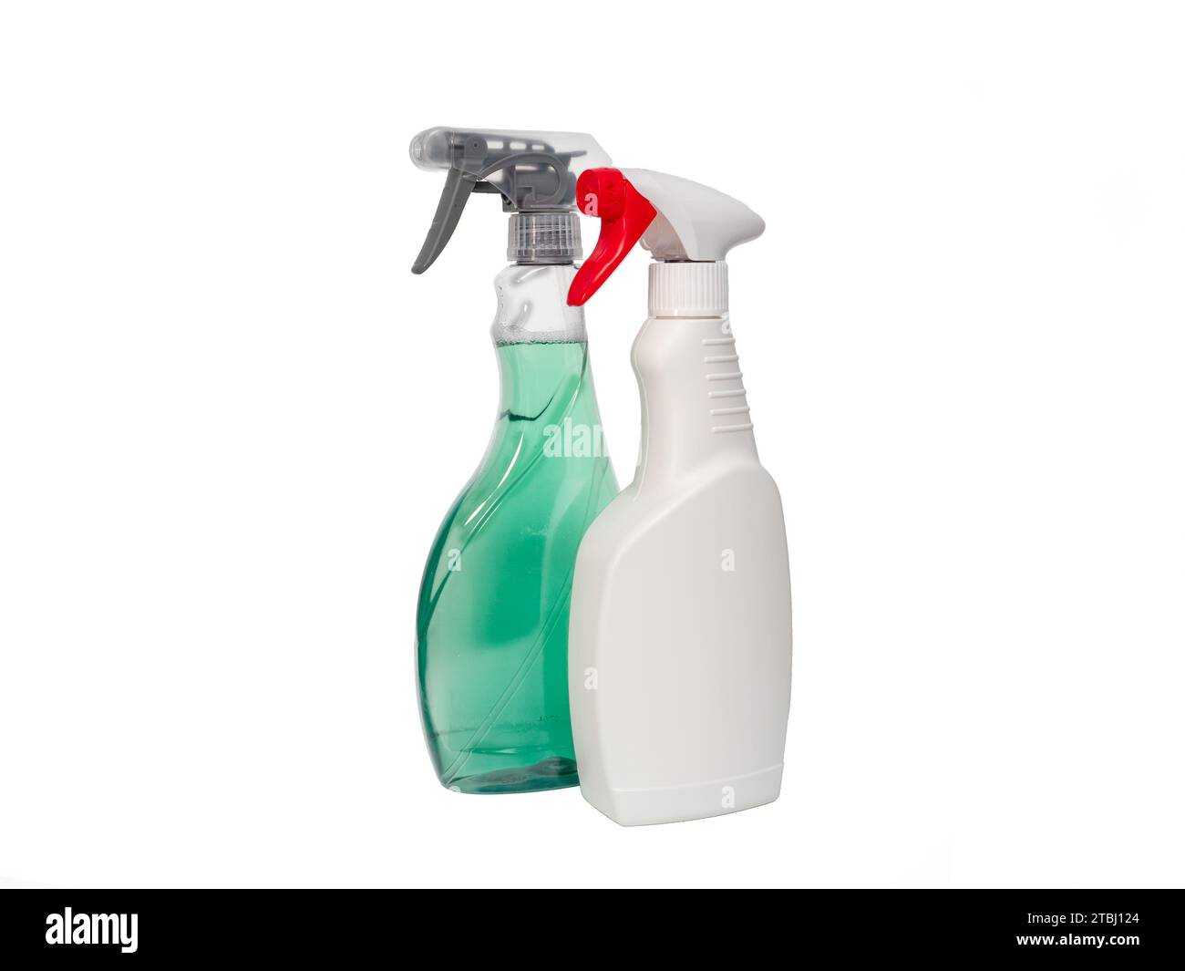 Plastic bottle with cleaning products. Spray bottle of cleaning product ...