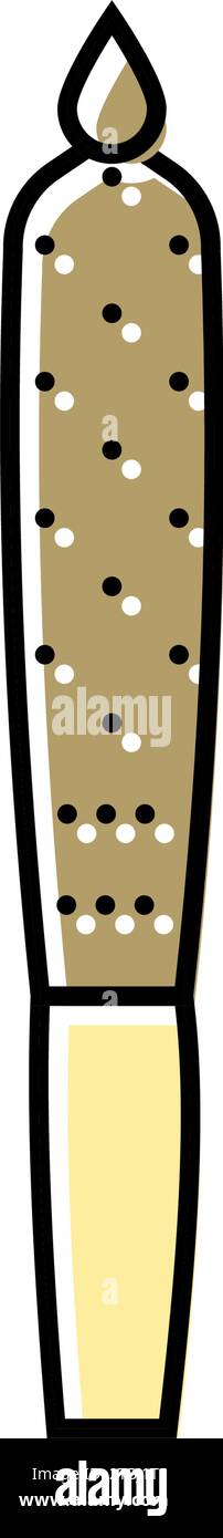 Marijuana hashish color line Stock Vector Images - Alamy