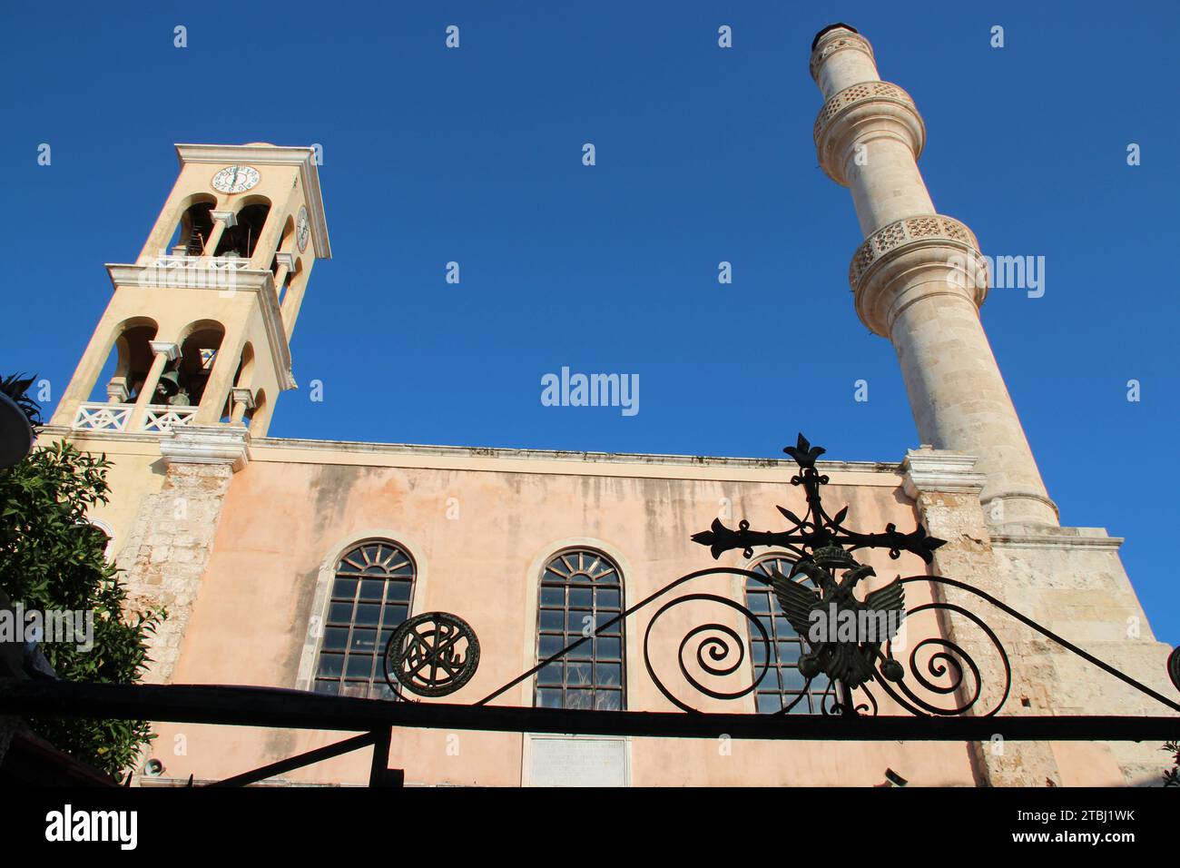 orthodox church (agios nikolaos) in chania in crete in greece Stock ...
