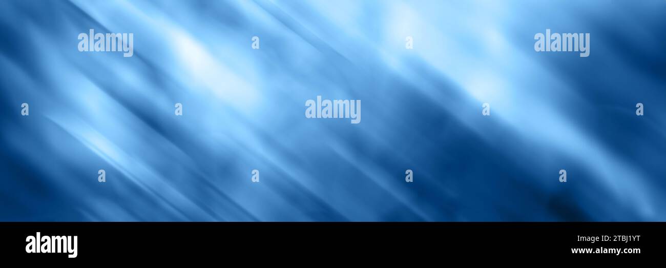 Blue blurred gradient background banner. Mixed motion texture ...