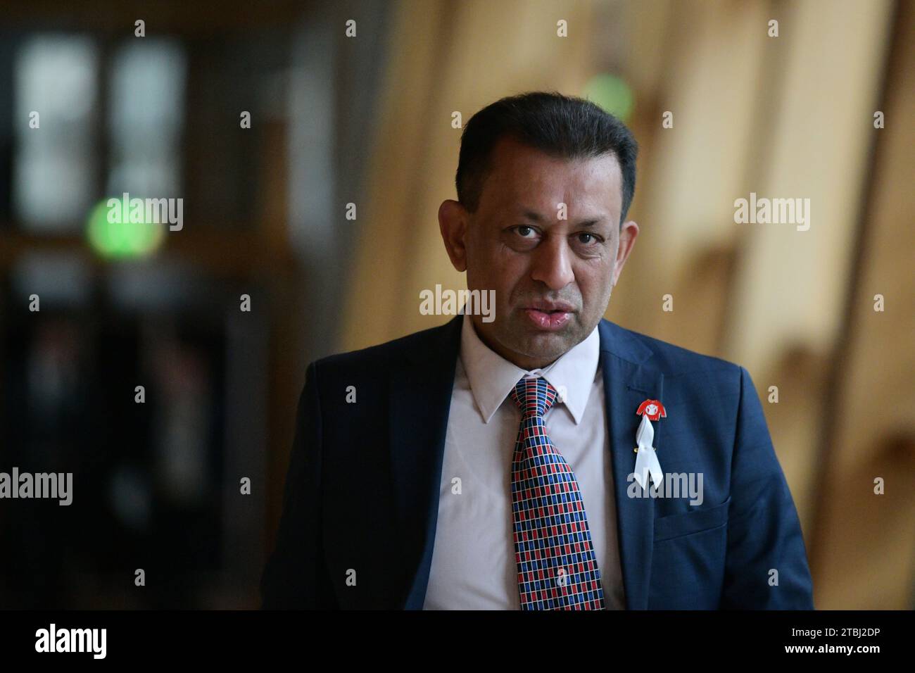 Edinburgh Scotland, UK 07 December 2023. Foysol Choudhury MSP at the Scottish Parliament. credit ...